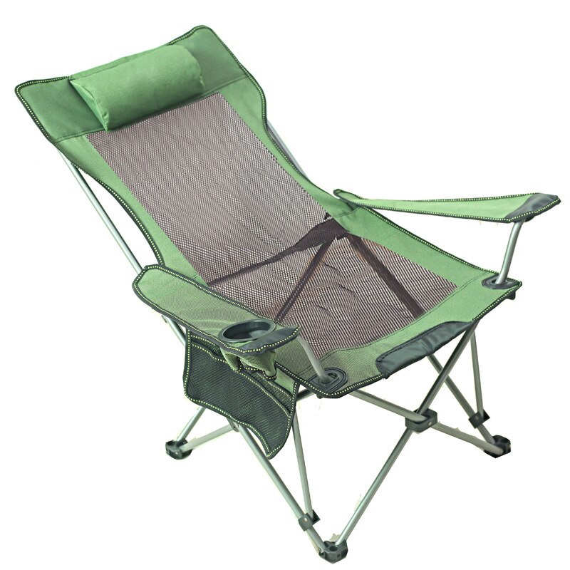 Collapsible chair back chair simple elderly casual... – Vicedeal