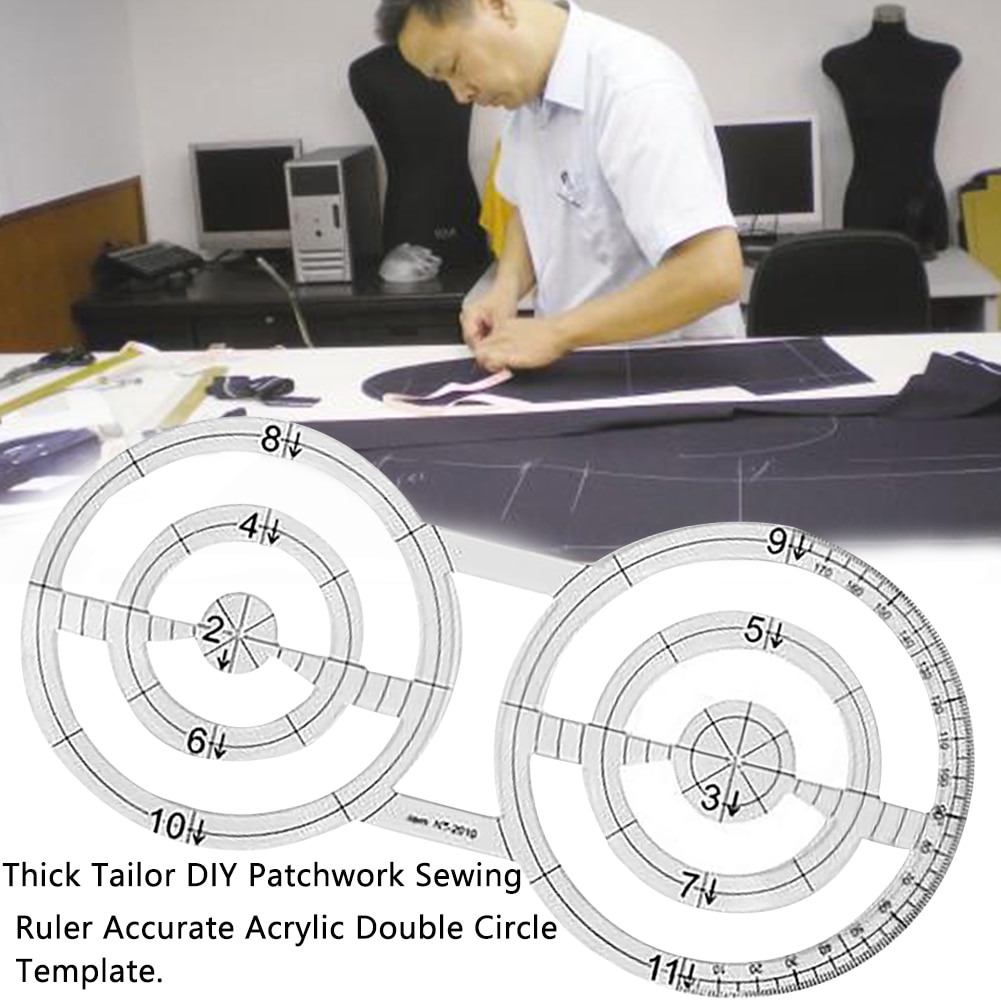 Thick Tailor DIY Patchwork Acrylic Template Measur... – Grandado
