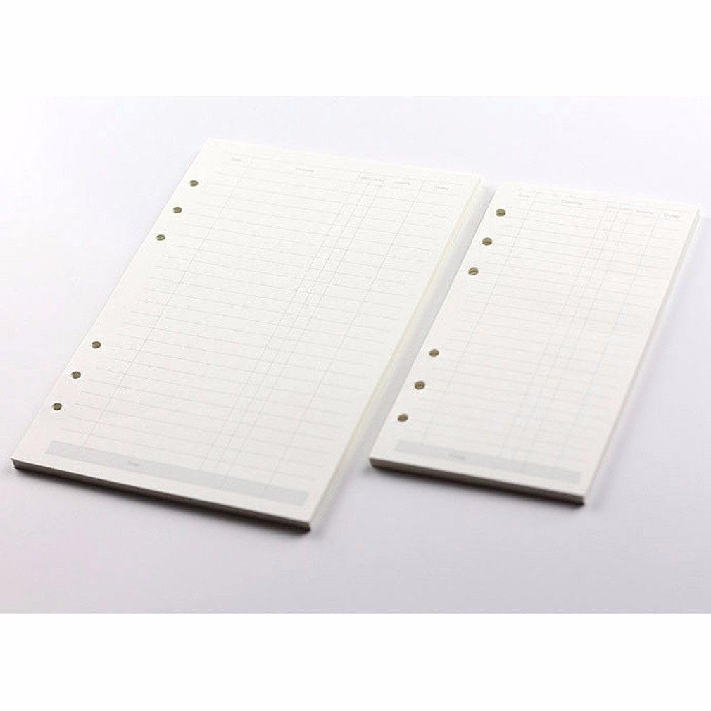 A5/A6/A7 Accountant Planner Diary Insert Loose Lea... – Grandado