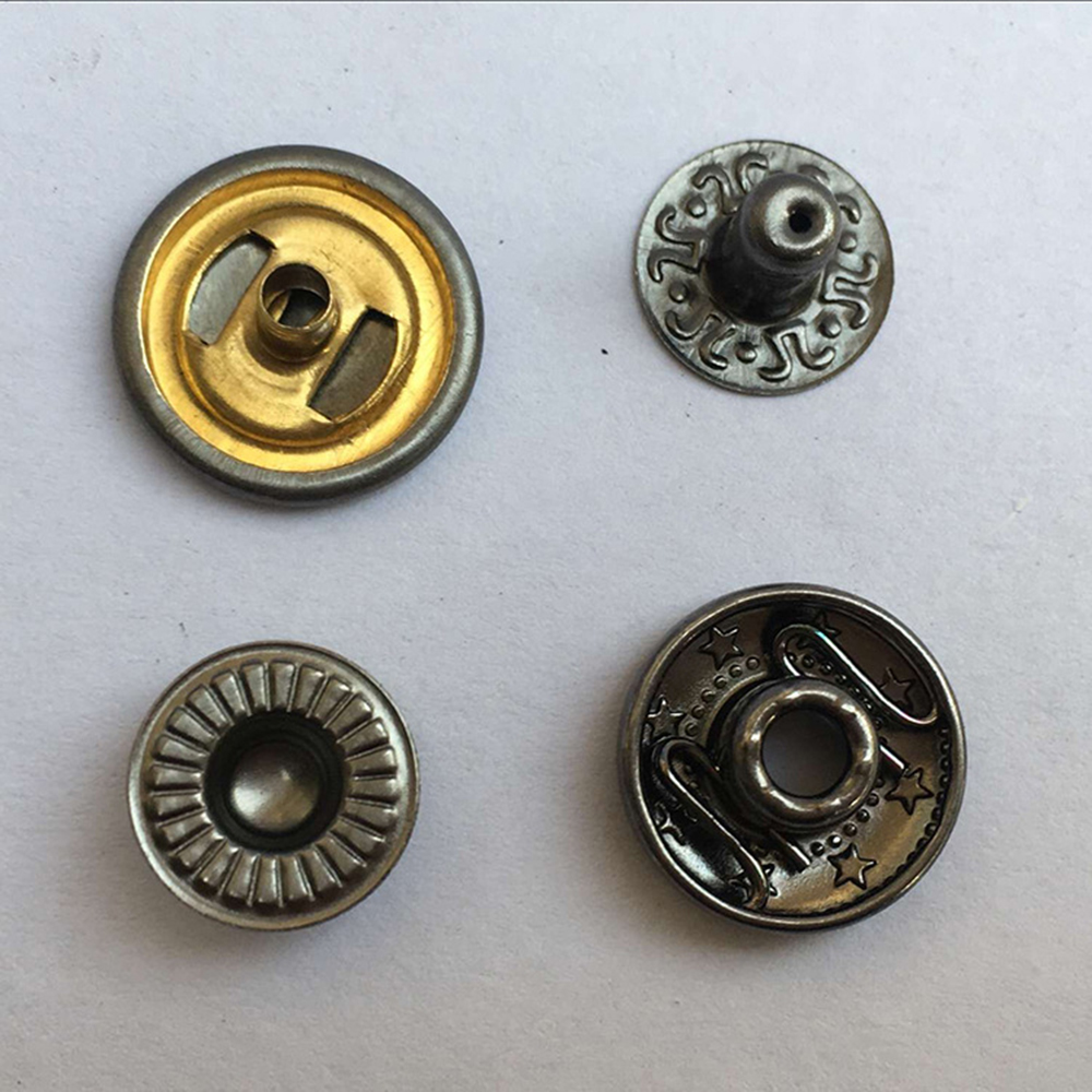 50pcs 14mm Diameter Metal Clothes Invisible Button... – Grandado