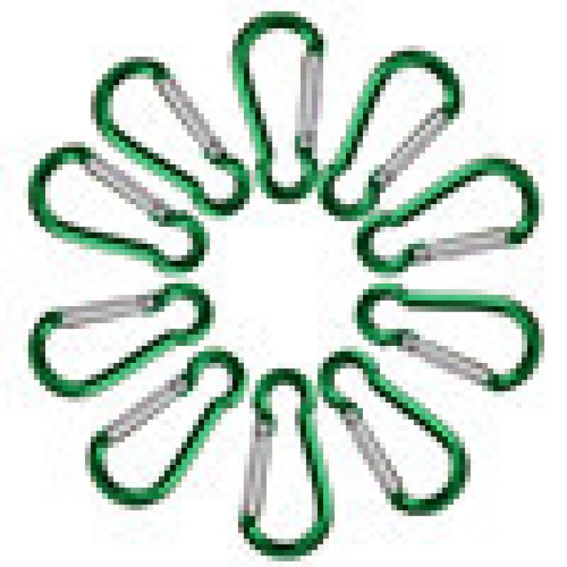 25# #h40 10pcs Aluminum Alloy D Shape Carabiner Sp... – Grandado