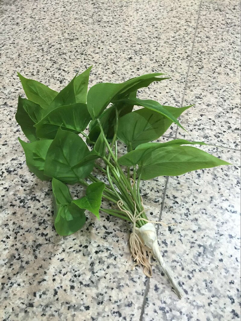 Artificial Calla Leaves Real Touch Tulip Radish Leaf Outdoor Waterproof ...