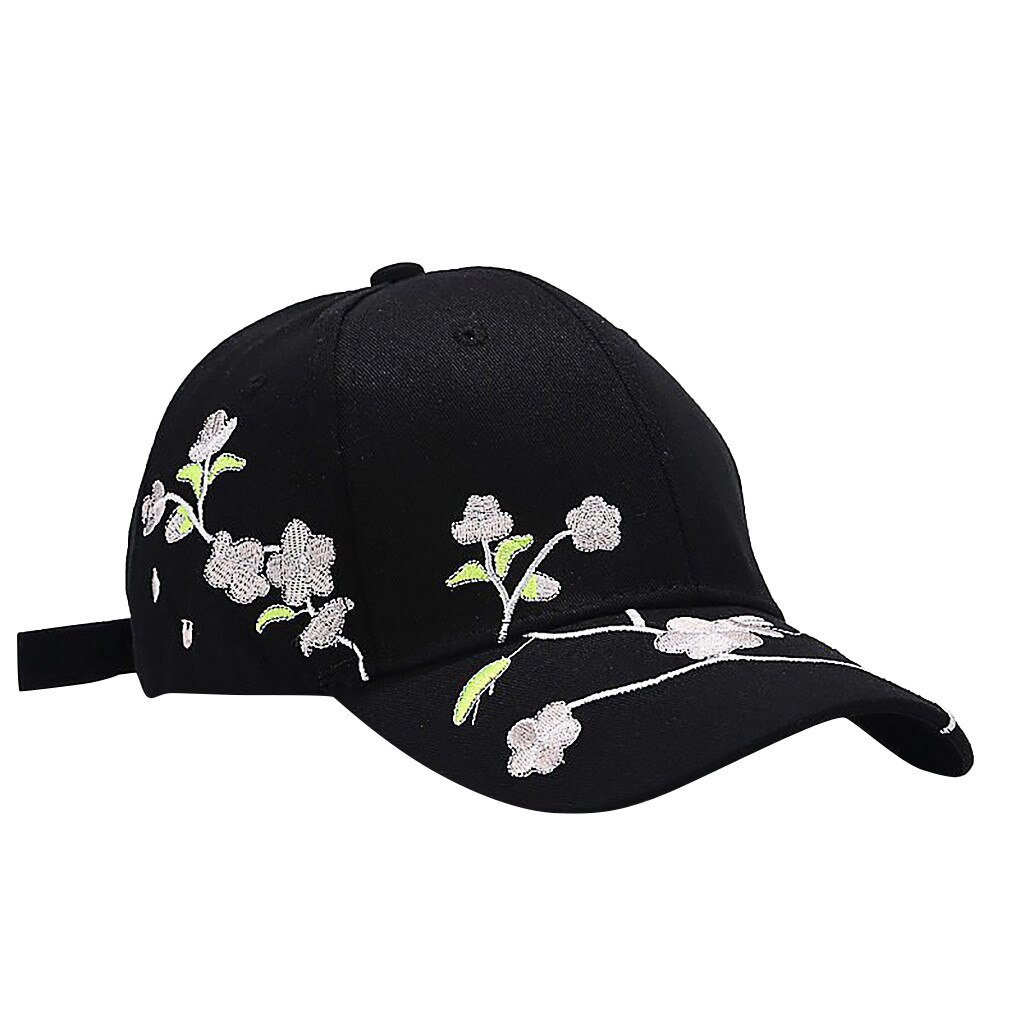 Baseball Cap Men And Women Unisex Floral Embroider... – Grandado