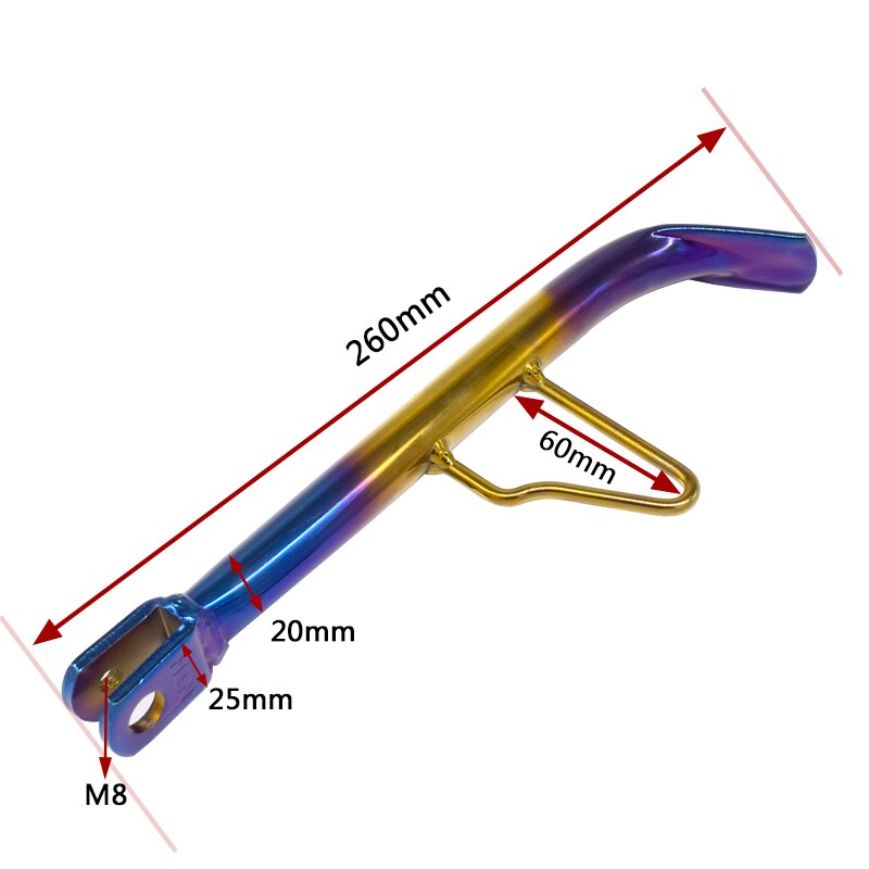 Motorcycle Kickstand Iron Sidestay Side Stand Park... – Grandado