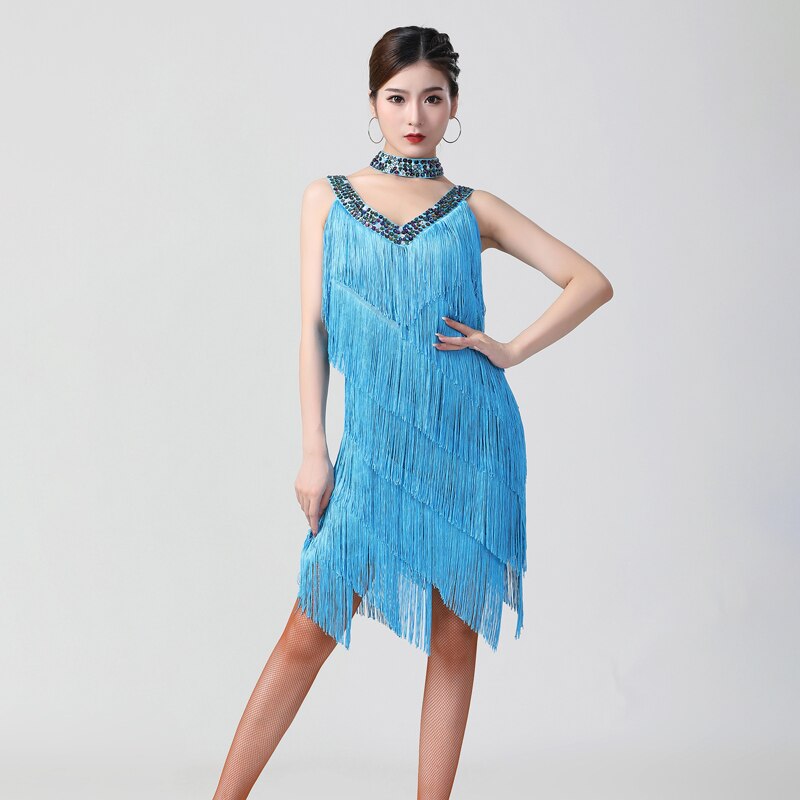 Ladies Party Ballroom Latin Tango Salsa Dance Dres... – Grandado