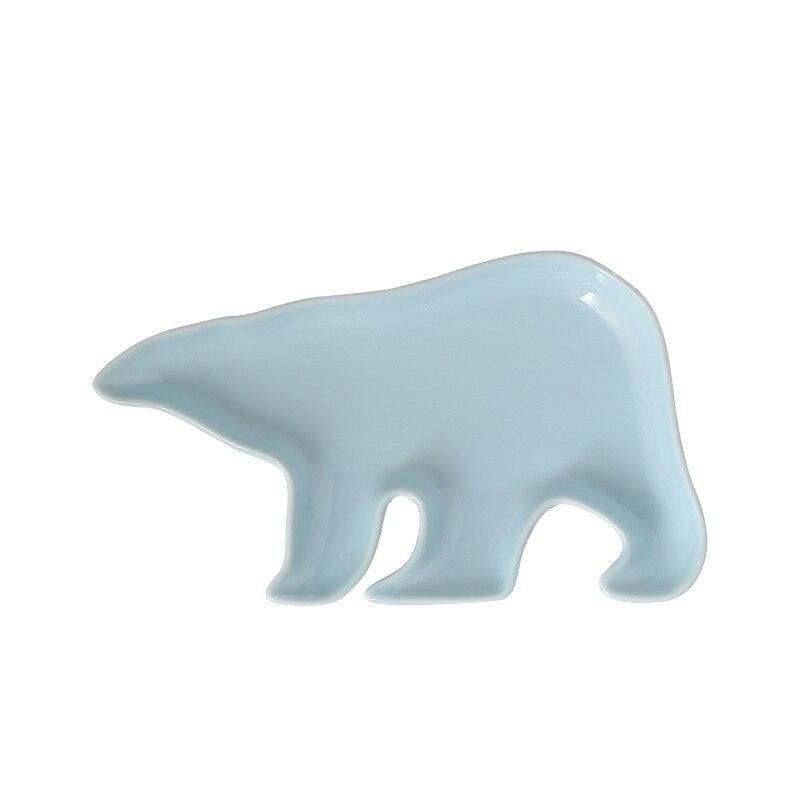 Nordisk stil isbjørn form keramisk fad dekorativ f... – Grandado