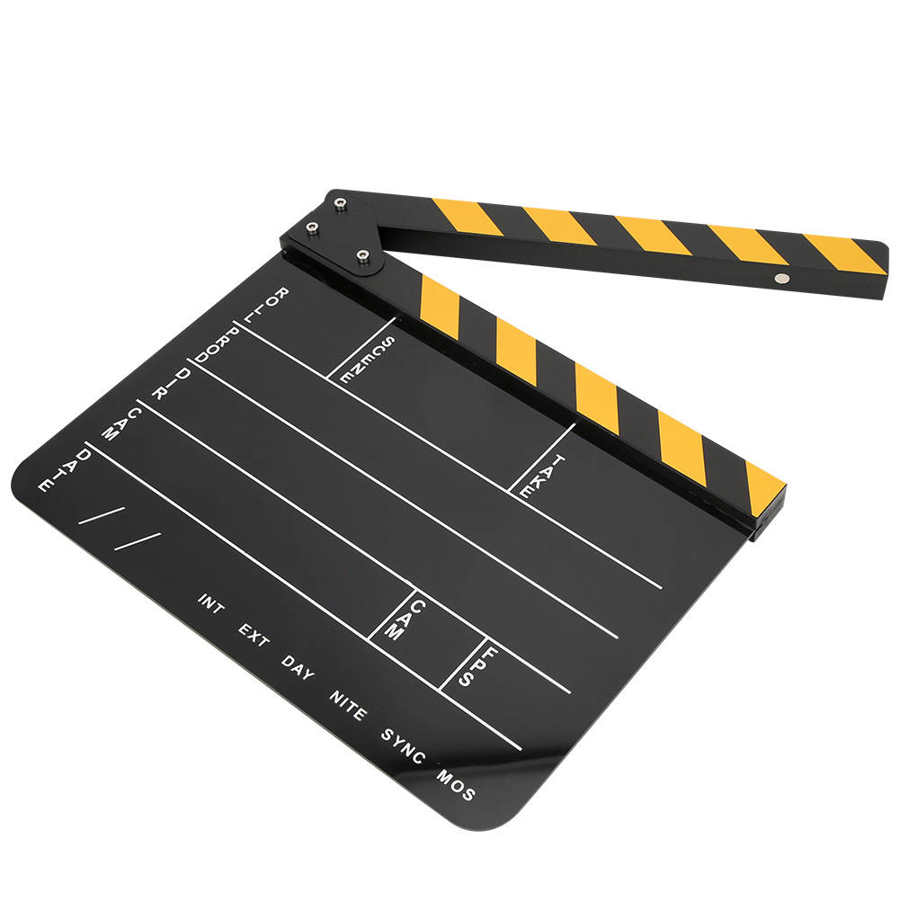 30x25CM Cinema Clapperboard Film Clapperboard Acry... – Vicedeal