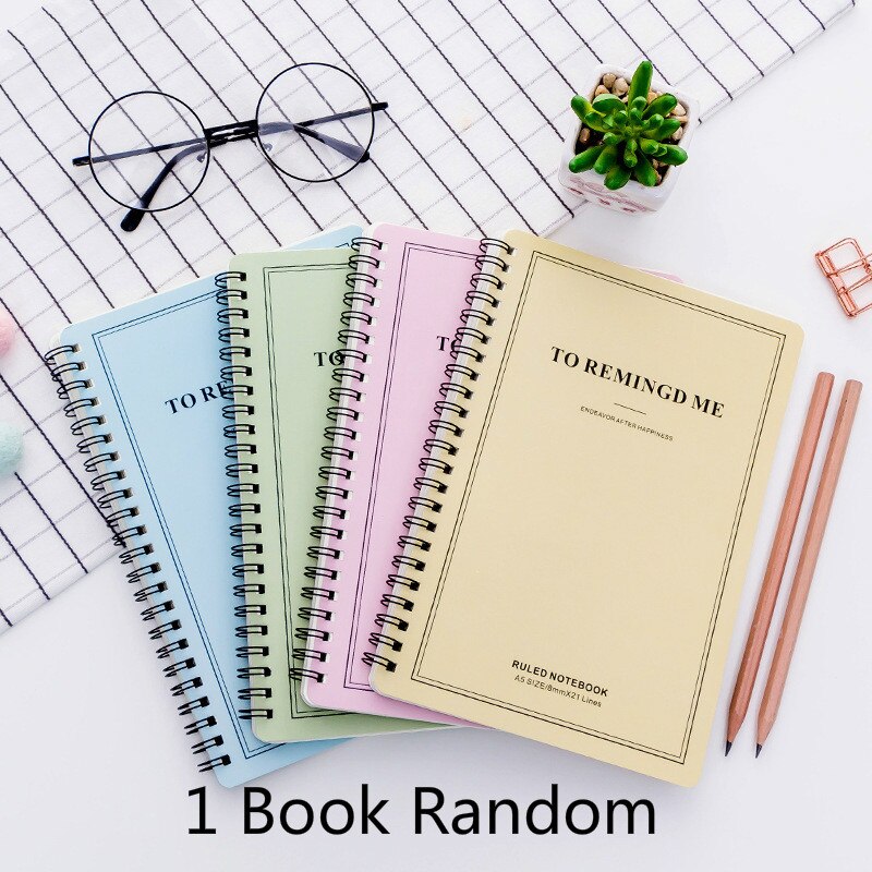 60sheets/120pages 1Book Double Coil Notebook A5 St... – Grandado