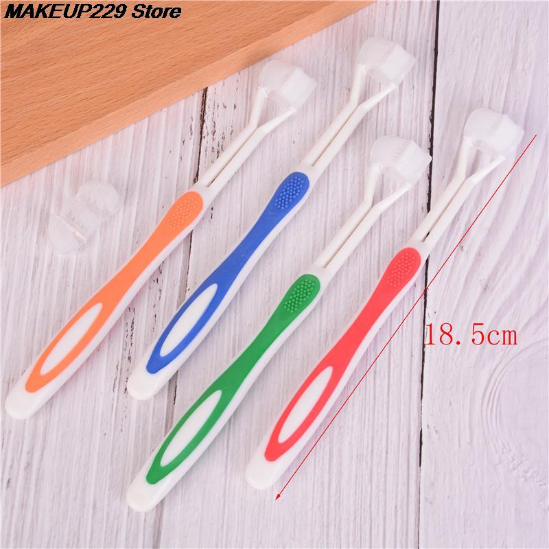 3 Sided Soft Bristle Toothbrush Silicone Brush Ora... – Vicedeal