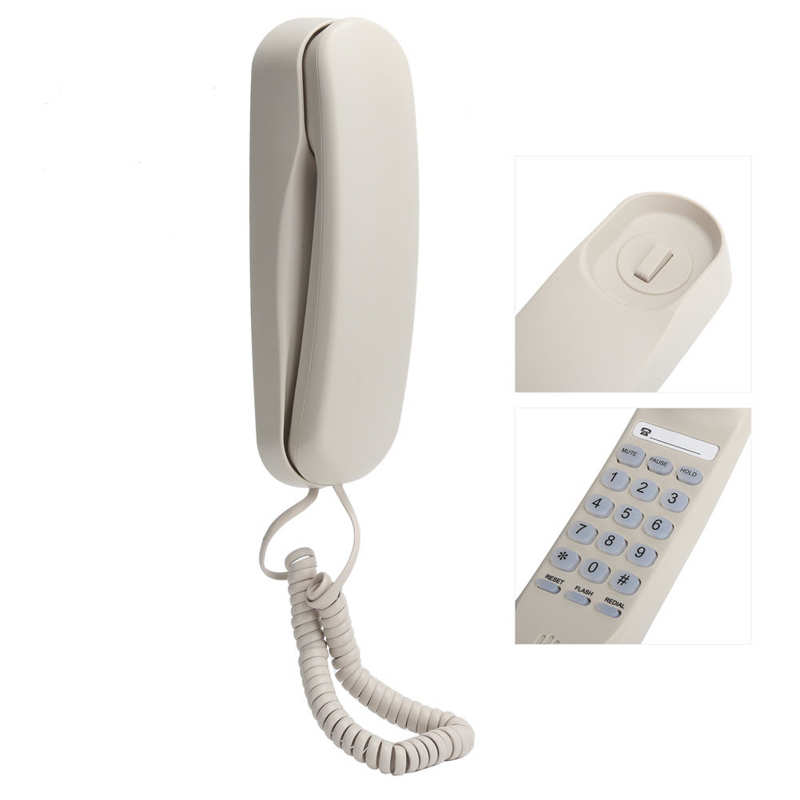 Mini téléphone fixe à fixer sur le mur, pour la ma... – Grandado