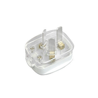 AC 250V 10A White Clear 3 Pin AU Power Plug Connec... – Grandado