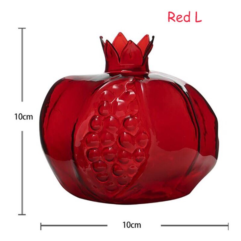 Granaatappel Glazen Vaas Home Decor Bloem Vaas Vaa... – Grandado