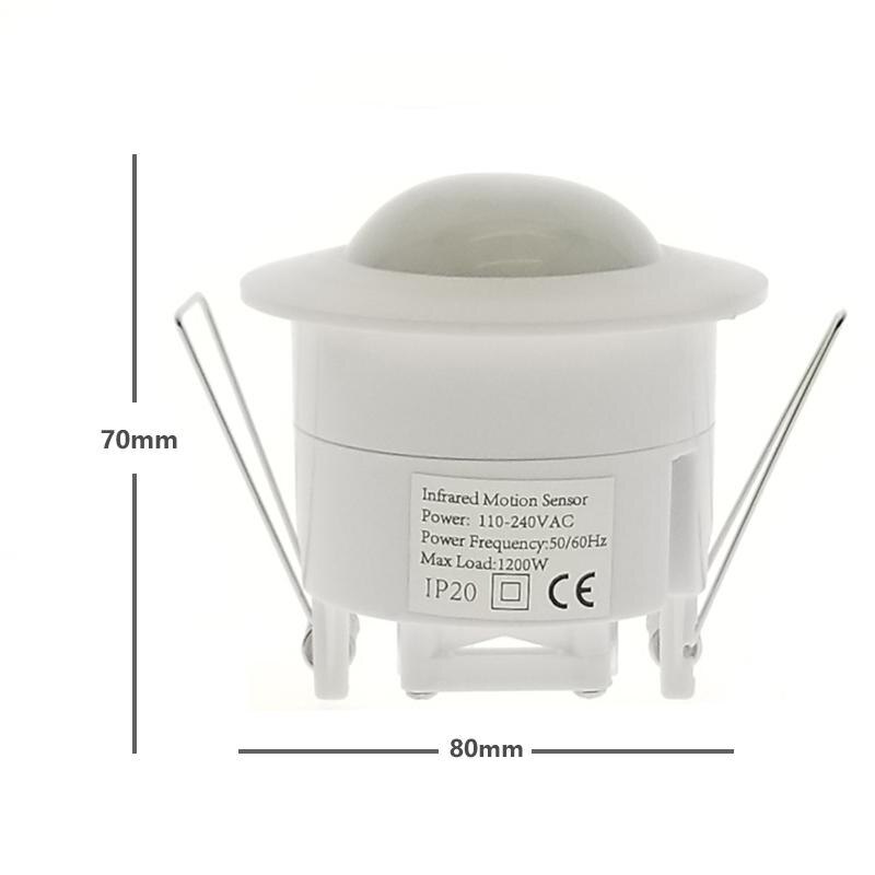 360 degree ceiling 110V/AC 220V/AC inlay sensor sw... – Grandado