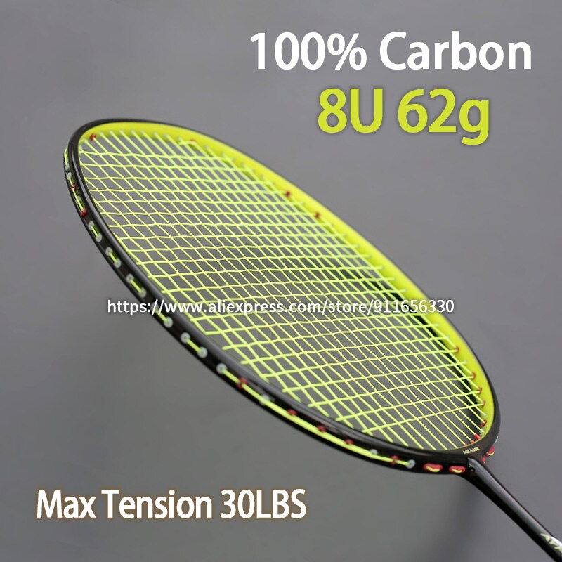 Super Light 8U 62G 18KG G5 100% Carbon Fiber Badmi... – Grandado