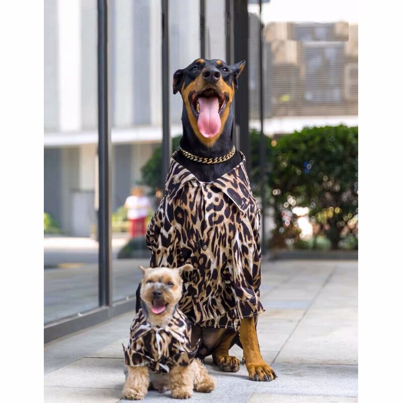 Pet Dog Leopard Shirt for Small Medium Large Dogs ... – Vicedeal