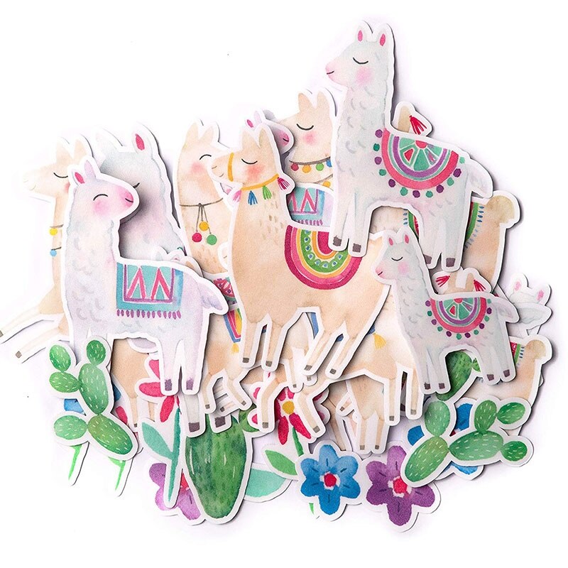 31 Stuks Leuke Lama Stickers Voor Kids Cool Farm A... – Grandado