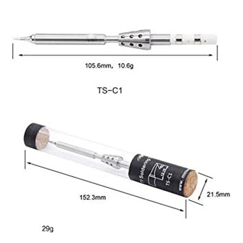 TS-C1 Soldering Tip for TS100 Digital OLED Program... – Grandado