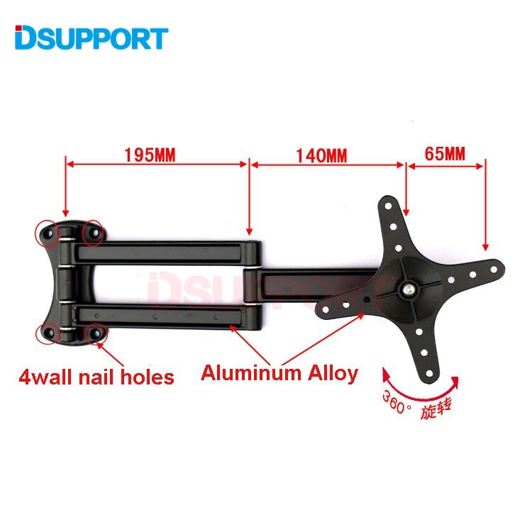 Aluminum Alloy 360 Degree Full Rotation Retractabl... – Vicedeal