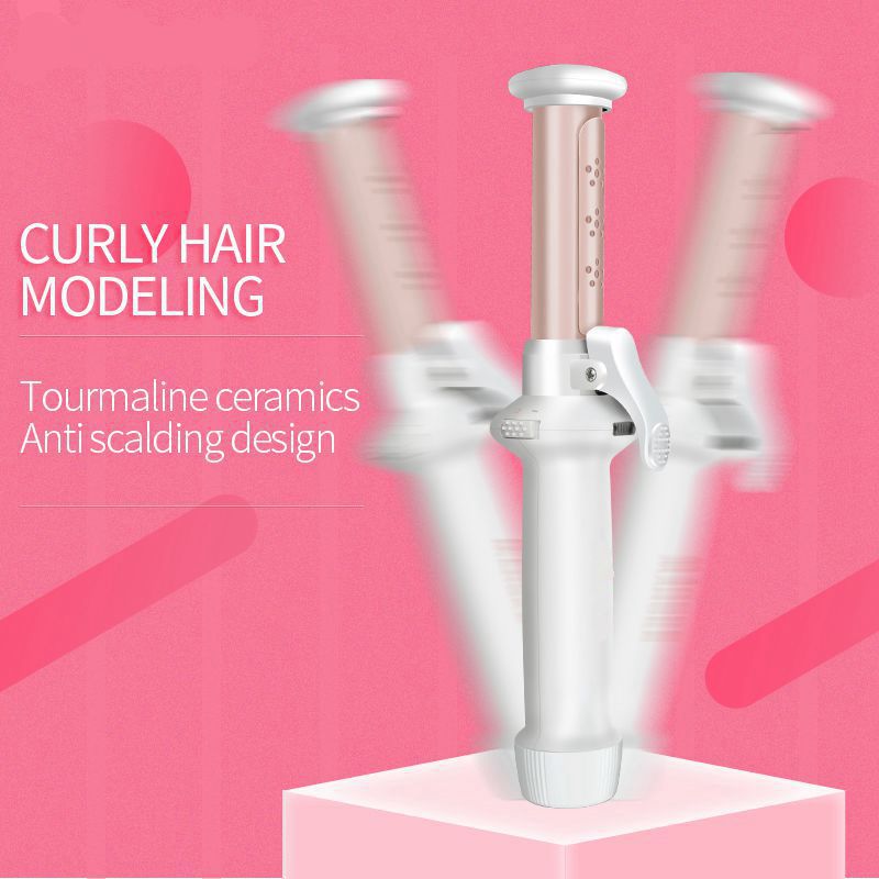 Cordless Hair Curler USB Rechargeable Mini Curling... – Grandado