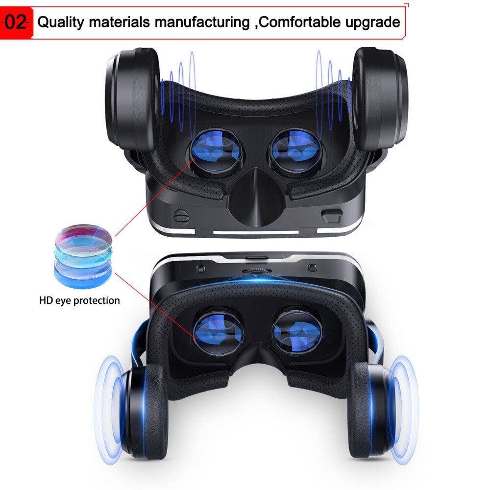 G04EA Verbeterde 3D Bril Virtual Reality Headset G... – Grandado