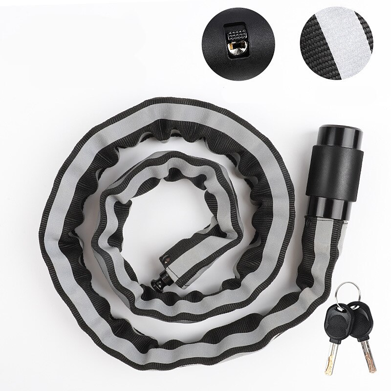 Candado de cadena reflectante para bicicleta, cand... – Grandado
