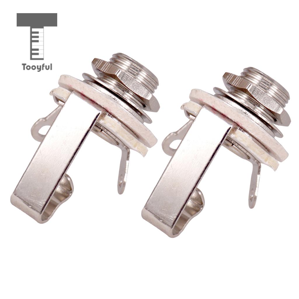 Tooyful 2Pcs/Set 6.35mm Jack Guitar Output Socket ... – Grandado