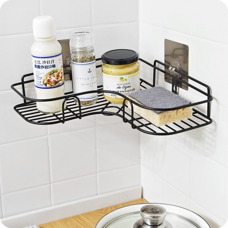 Luxury Black Metal Hanging Shower Caddy Bathroom F... – Grandado