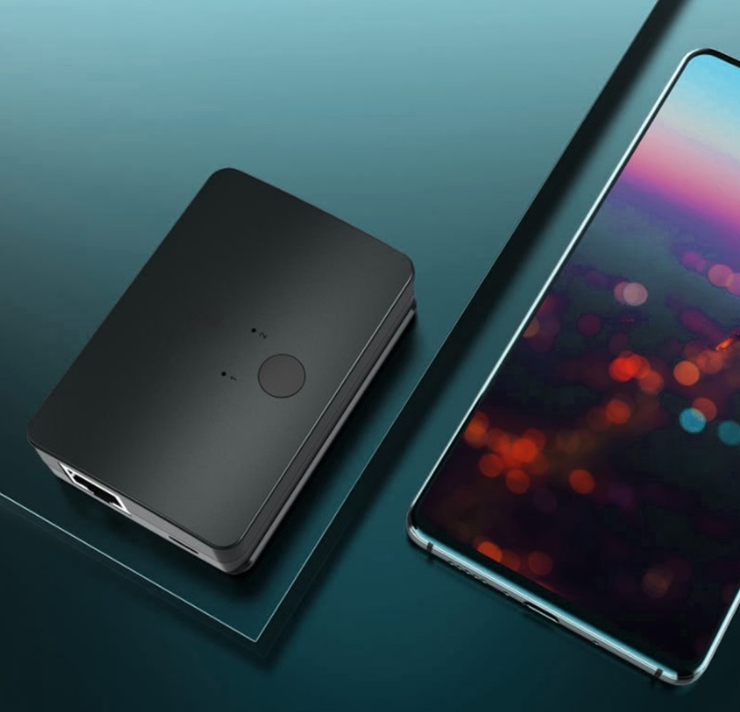 2 Port Switcher Rj45 Network Switch Ethernet Netwo Vicedeal