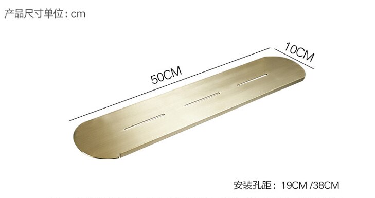 304 stainless steel brushed gold storage rack Bath... – Vicedeal