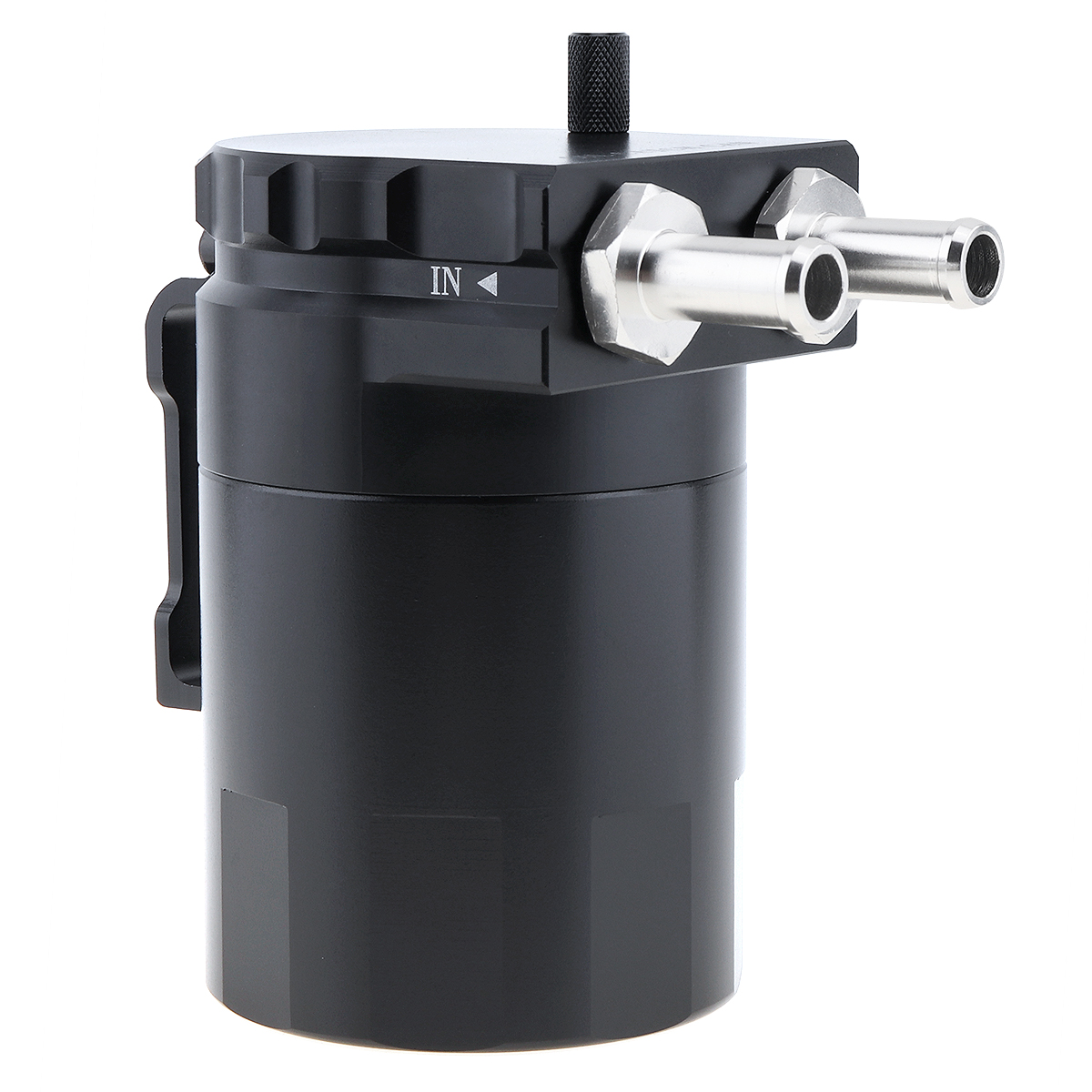 Universal Black Aluminum Baffled Oil Catch Can Oil... – Grandado