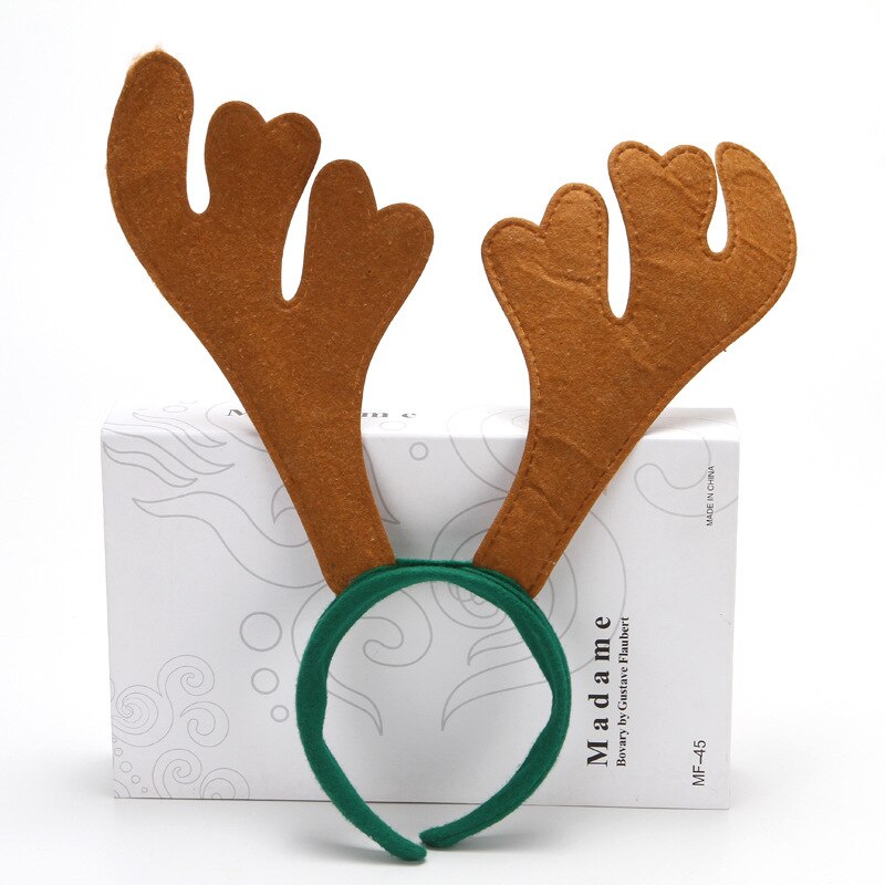 20Pcs Non Woven Fabric Antlers Reindeer Headbands ... – Grandado
