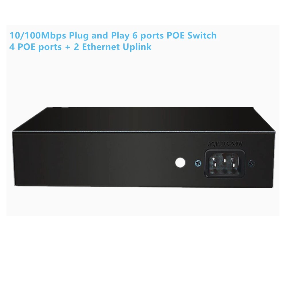 KuWFi Smart POE Switch 4 Port POE 2 Port Uplink Me... – Grandado