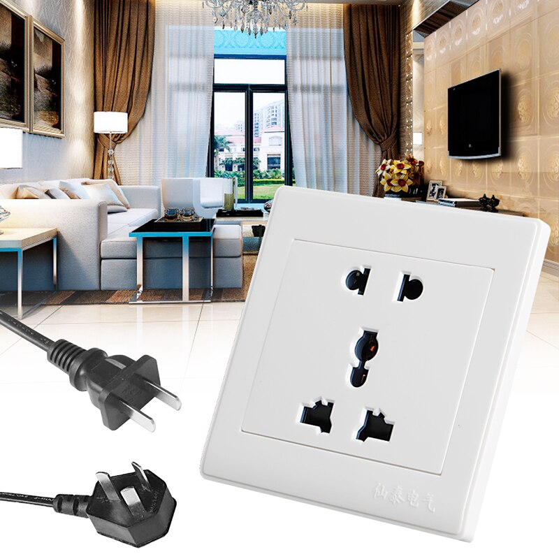 Universal 5 Hole Electric AC Power Outlet Panel Pl... – Grandado