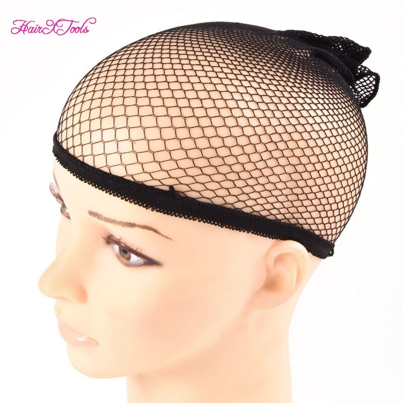 Black Mesh Weaing Wig Cap Hair Nets High Stretchab... – Grandado
