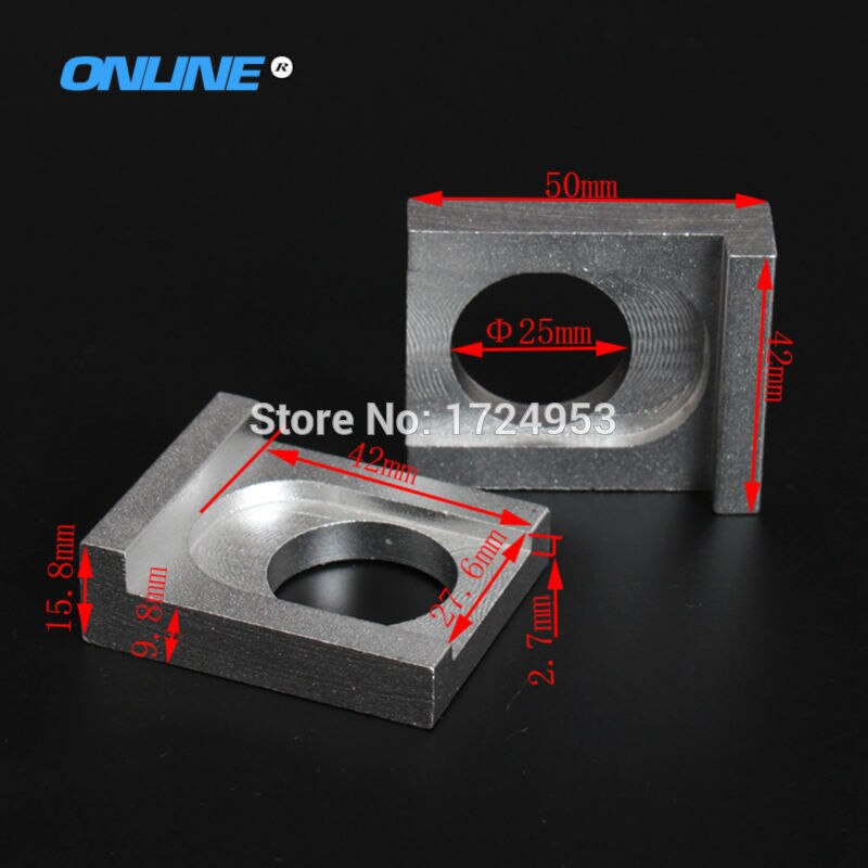 Motorcycle aluminium 25mm axle block CHAIN ADJUSTE... – Grandado