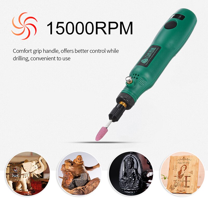 15000rpm Mini Cordless Electric Grinder Pen Jewelr... – Grandado