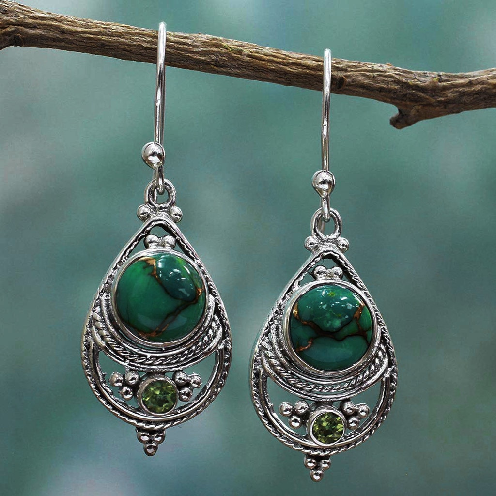 Women Hand Made Ethnic Earrings Vintage Bohemian A... – Vicedeal