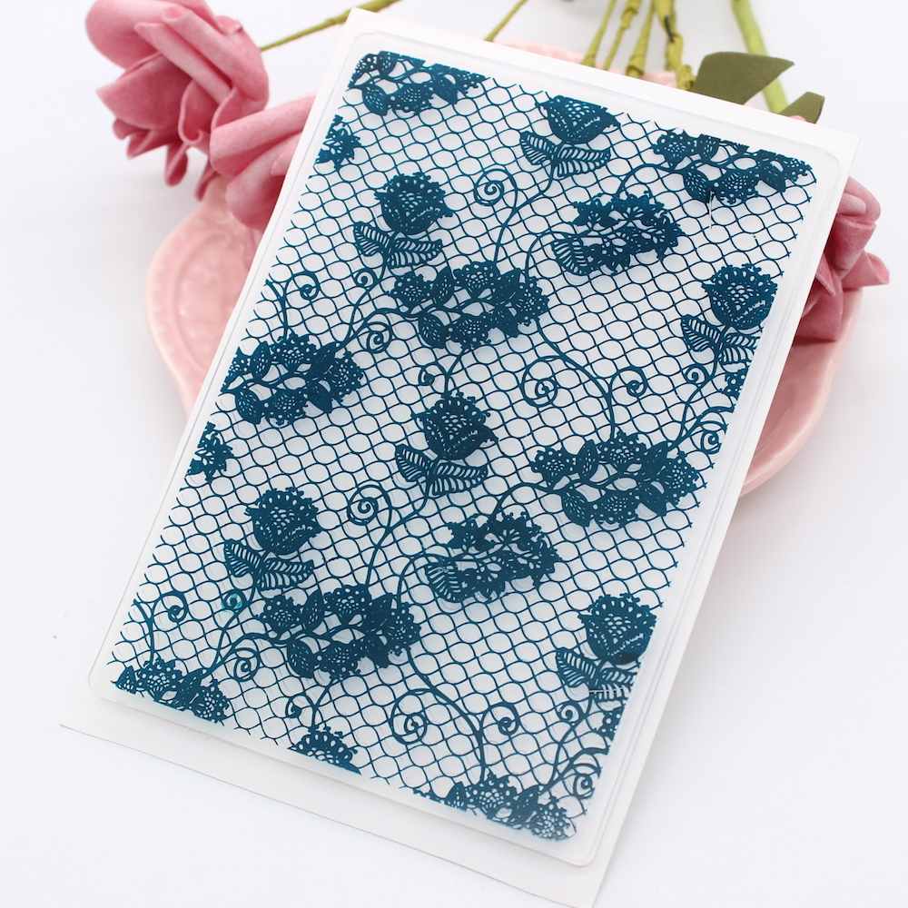 KSCRAFT Flowers plastic Embossing Folder DIY scrap... – Vicedeal