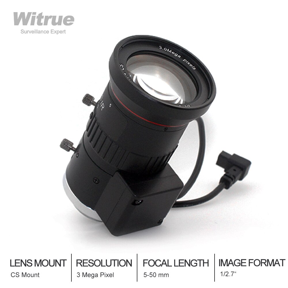 Witrue IP Camera lenses 5-50mm Varifocal 3 Meagapi... – Grandado
