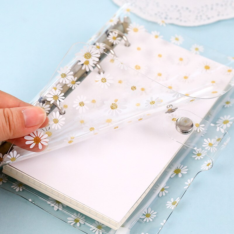 A7 A6 Daisy PVC Loose Leaf Notebook Ins Cute Diary... – Grandado