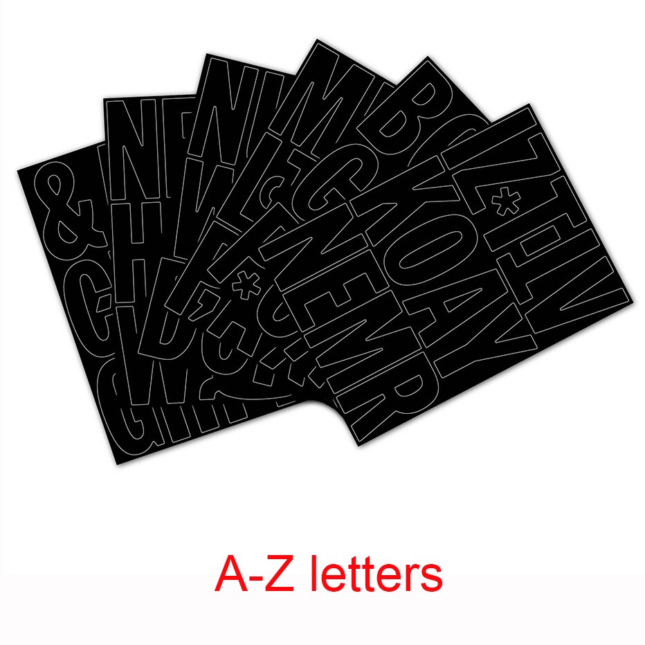 Vinyl Letters and Numbers Stickers Waterproof Sunp... – Grandado