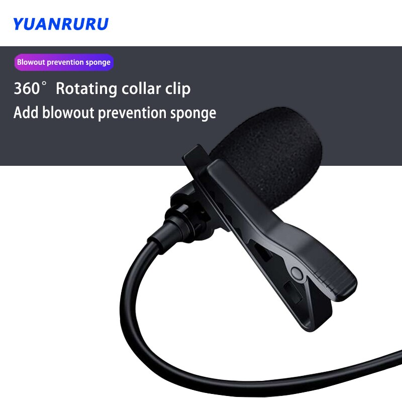 3.5 mm Omnidirectional Microphone Clip Portable Mi... – Vicedeal