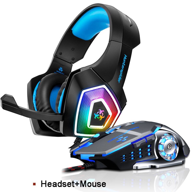 PC Headset With Mice Stereo Gaming Headset Surroun... – Grandado