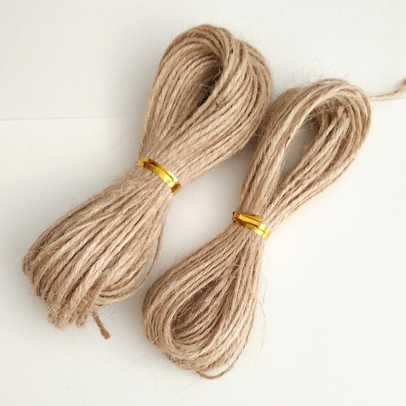 10-100M 1mm Wide Natural Jute Twine Cord Handmade ... – Vicedeal
