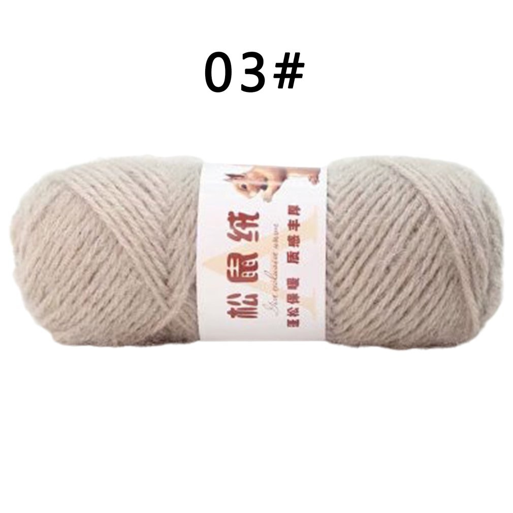 Squirrel Wool Mohair Australian Wool Hand Woven Sc... – Vicedeal