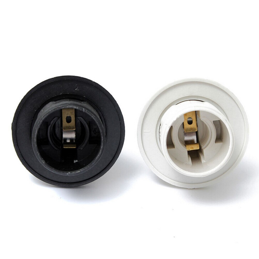 E14 Lamp Bulb Holder Edison Screw Cap Socket White... – Grandado
