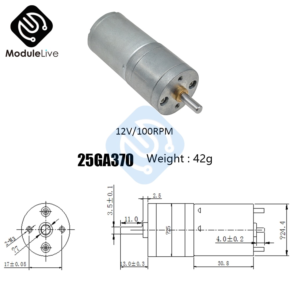 25GA370 DC 12V 5 10 15 20 30 60 100 150 200 300 40... – Grandado