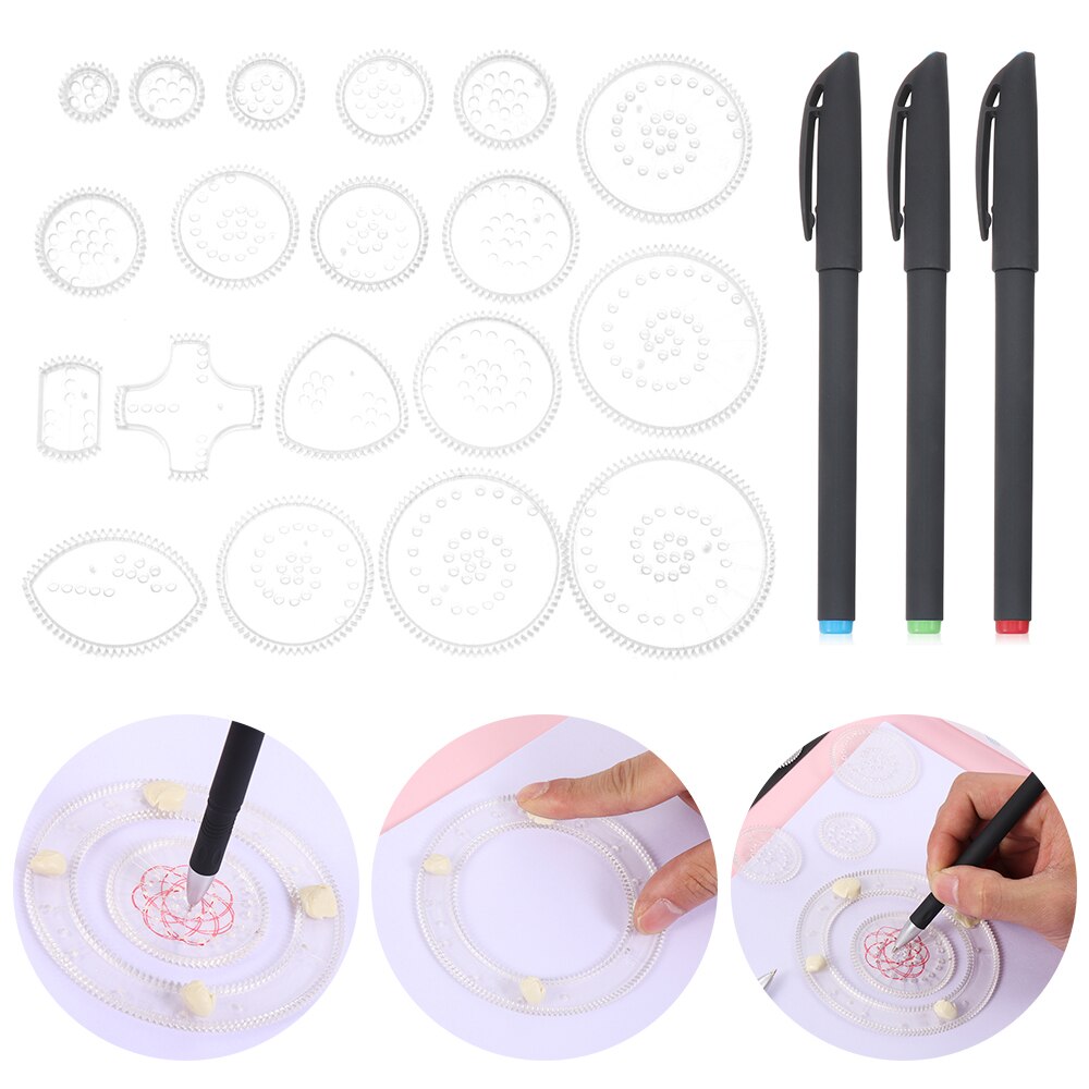 27Pcs/Set Drawing Template Rulers Drawing Toys Int... – Grandado