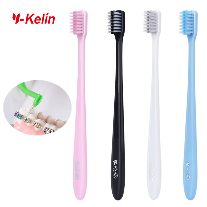 Y-Kelin V-Shaped Bass Brushing Toothbrush V-Trim S... – Grandado
