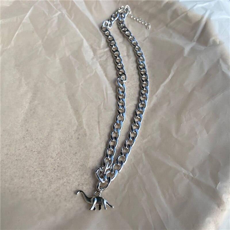 2022 Kpop Punk Vintage Goth Heart Feather Pendant ... – Vicedeal